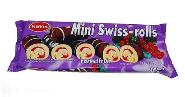 Мини суис руло - горски плодове - 175гр
