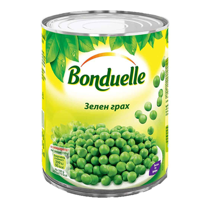Грах - Bonduelle - 800гр.