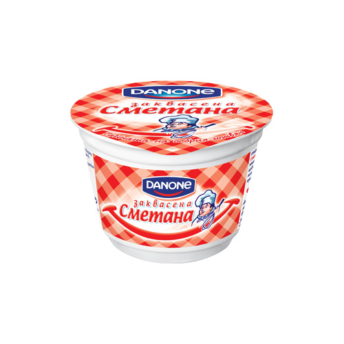 Заквасена сметана - Danone - 20% - 200гр.
